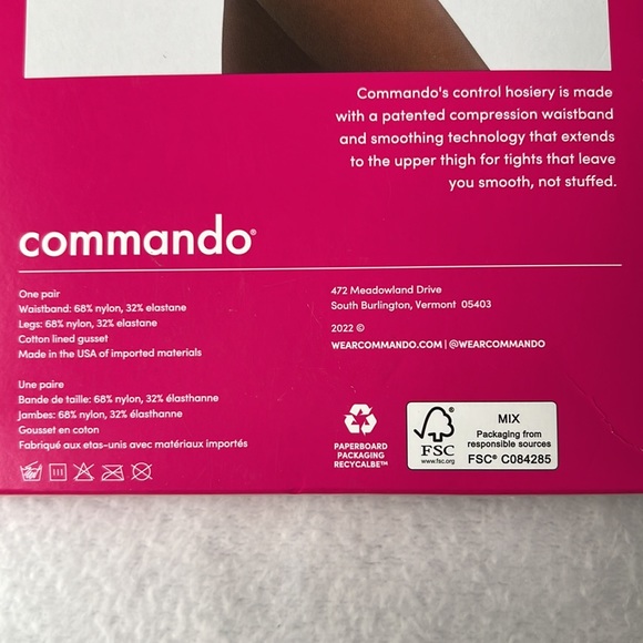 Commando | Other | Commando The Essential Sheer Control Tights | Poshmark